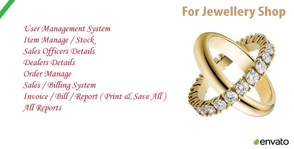Jewellery Shop | Sales & Order Management System with source code ...