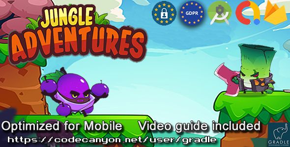 Jungle Adventure (Admob + GDPR + Android Studio) - code.market
