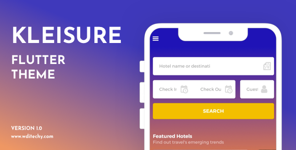 Kleisure Flutter Themes/Templates - code.market