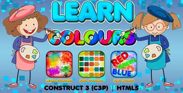 Learn Colours Kids Educational Game (Construct 3 | C3P - code.market