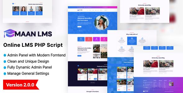 MAAN LMS- Online Learning Management Systems - code.market