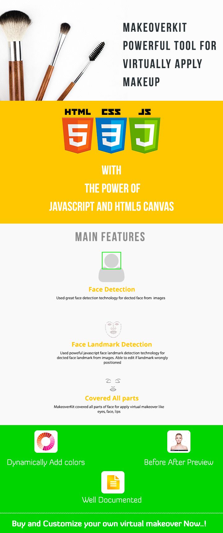 MakeoverKit | HTML5 Virtual Makeover Tool - code.market