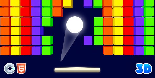 Many Brick Block 3D (Construct 3 - HTML5) - code.market