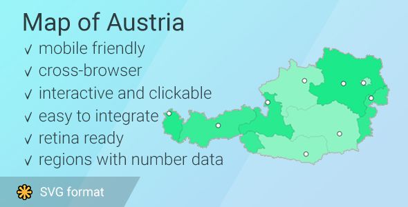 Map of Austria - code.market