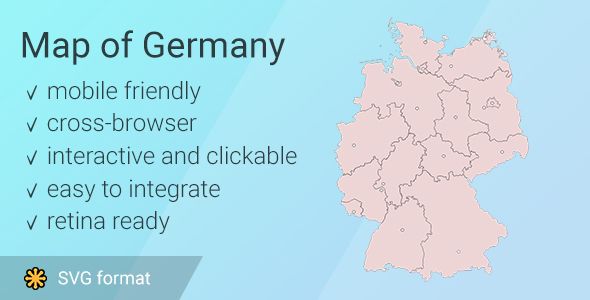 Map of Germany - code.market
