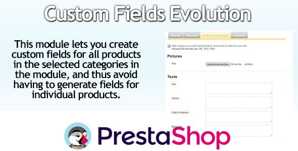 Massive Prestashop Custom Fields Codemarket