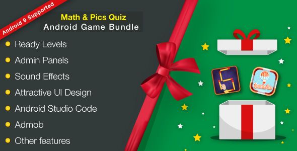 Math & Pics Quiz - Android Games Bundle - code.market