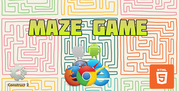 Maze Game for Kids- HTML5 Games (.Capx) - code.market