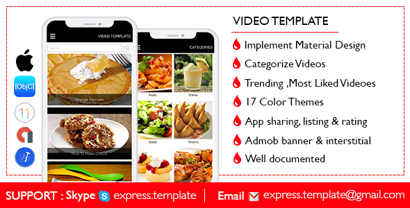 Multi-Purpose YouTube Video Template for iOS with PHP CMS Admin Panel ...