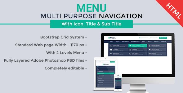 Multipurpose Navigation Menu - code.market