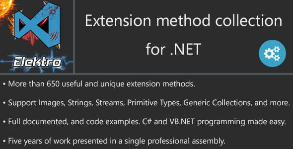 .NET Huge Extension-methods Collection - code.market