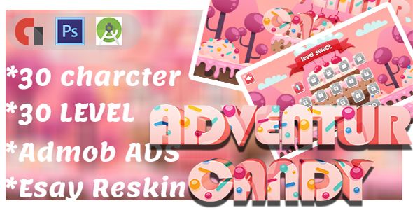 New Candy Adventure Game Platform - code.market