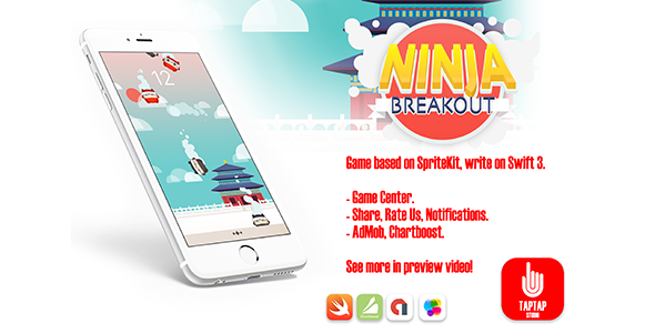 Ninja Breakout - code.market