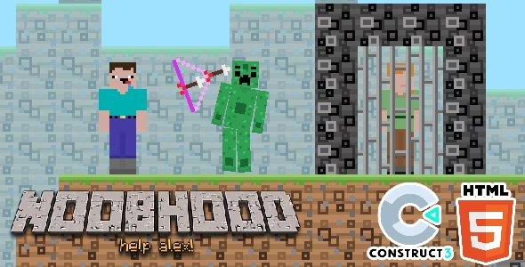 NoobHood - HTML5 Game - Construct 3 - code.market