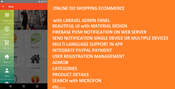 Online Do Shopping Ecommerce with Laravel Admin Panel - code.market