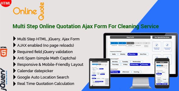 Online Quote - Multi Step Online Quotation Ajax Form - code.market