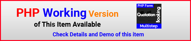 Online Quote - Multi Step Online Quotation Ajax Form - code.market