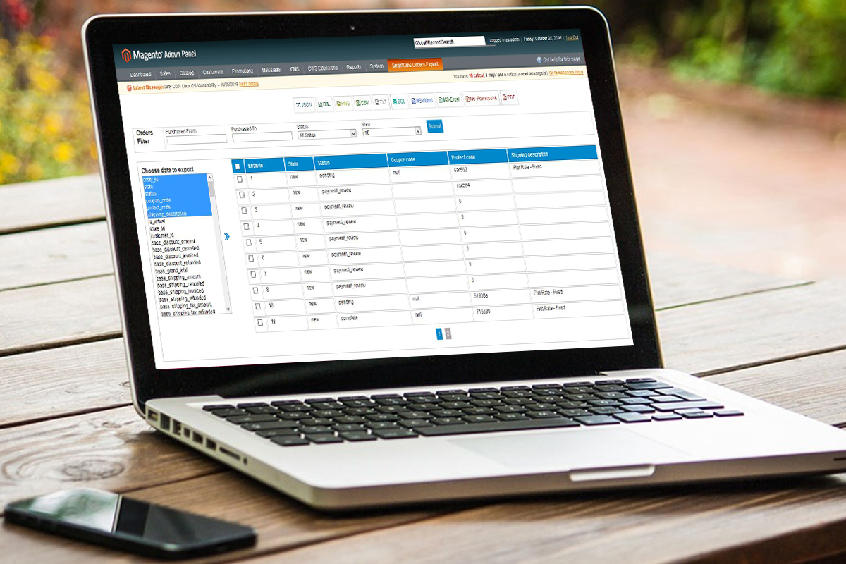 Orders Export Management For Magento Code Market
