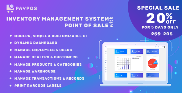 Pay POS - Sales and Inventory Management System - code.market