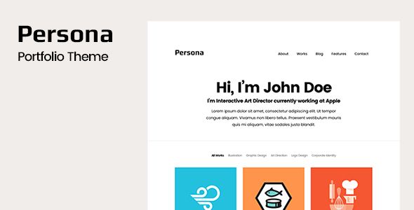 Persona - Portfolio WordPress Theme - code.market