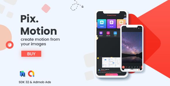 PixMotion - Photo Editing - Andorid App with - Admob Ads - code.market