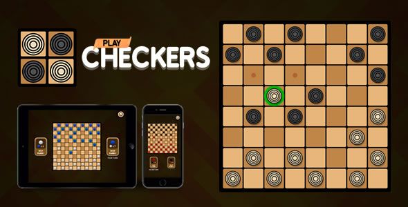 Play Checkers - HTML5 Game - code.market