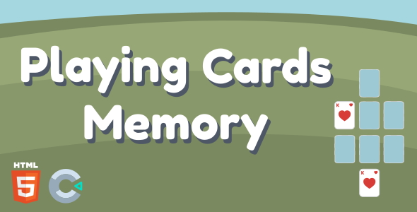 Playing Cards Memory - HTML5 Game (Construct 3) - code.market