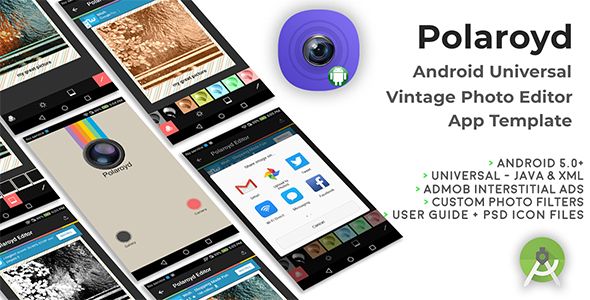 Polaroyd | Android Universal Photo App Template - code.market