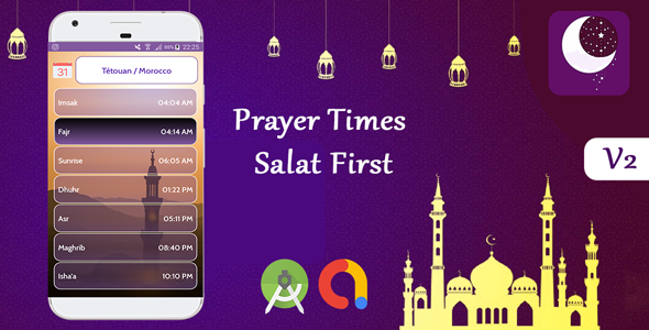 Prayer Times and Azan Android Application with Admob - code.market