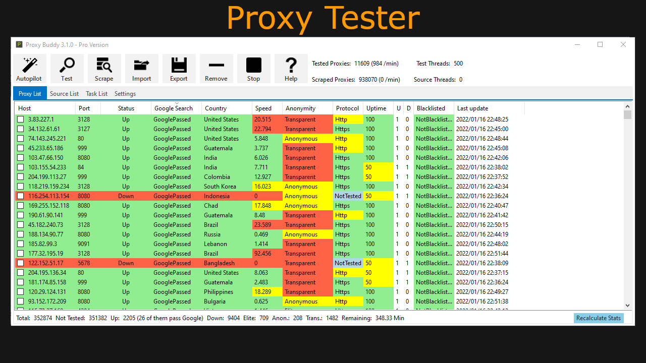 Proxy Buddy V3 - Fully Automated Proxy Scraper & Tester - code.market