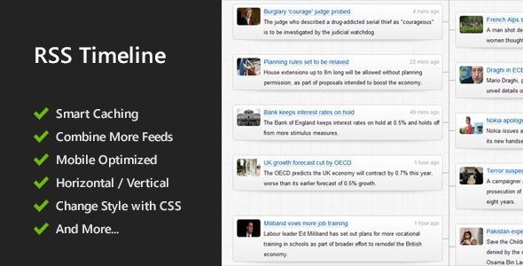 Responsive RSS Timeline - code.market