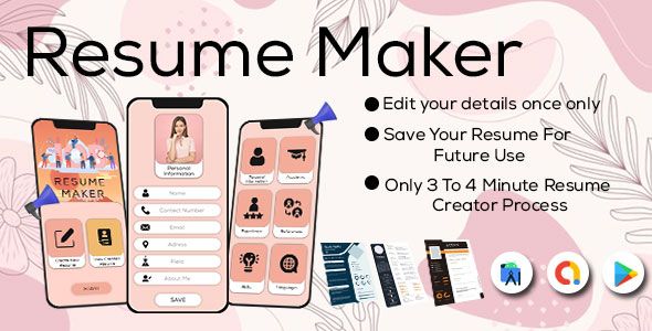 Resume PDF Maker - CV Builder - Resume Builder App - - code.market