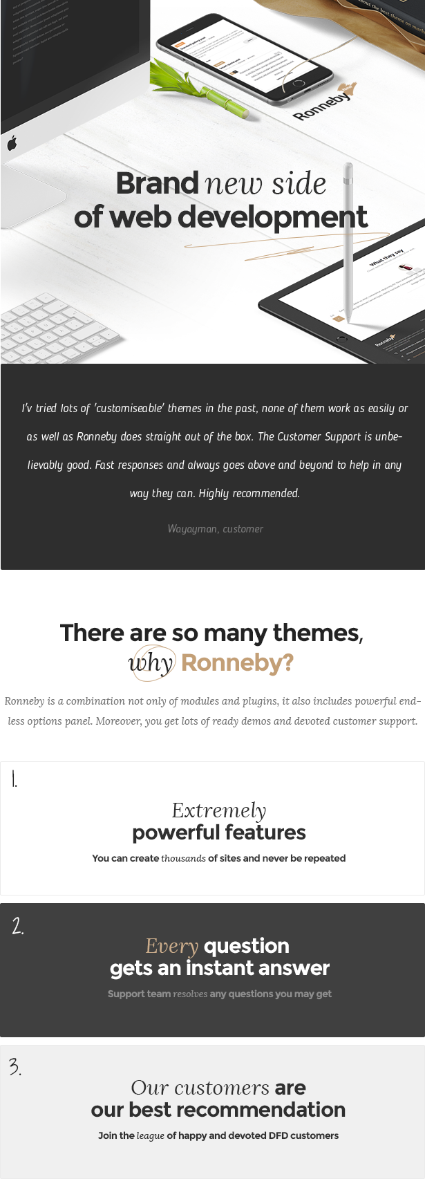 Ronneby - High-Performance WordPress Theme Wordpress Creative - code.market