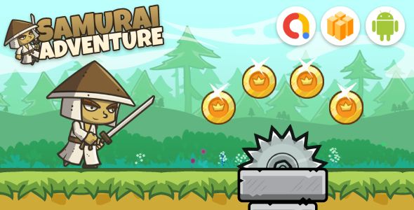 Samurai Adventure Run Game (Buildbox Template + - code.market