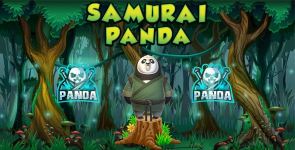 Samurai Panda - HTML5 Game (Construct 2 & Construct 3) - code.market