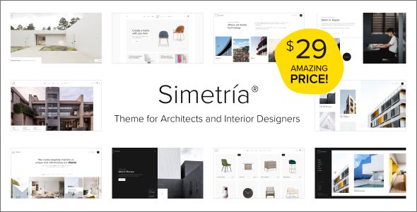Simetria - Architecture & Interior WordPress Theme - code.market