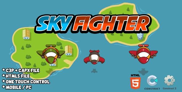 Sky Fighter - C3P I CAPX I HTML5 Game - code.market