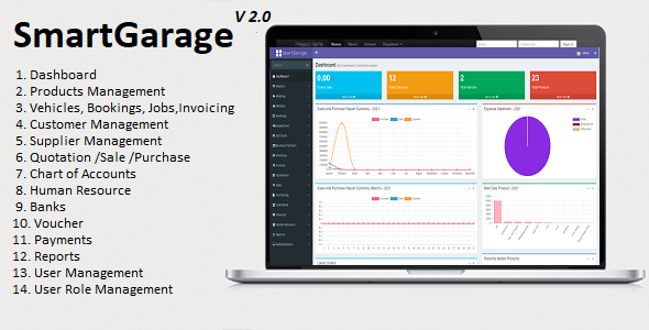 SmartGarage - Garage / Workshop Management System - code.market