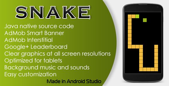 Snake Game with AdMob and Leaderboard - code.market