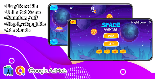 Space Adventure Shooting Game - code.market