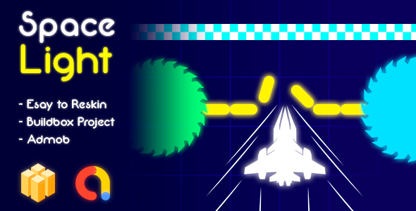 Space Light Game Template Buildbox + Admob - code.market