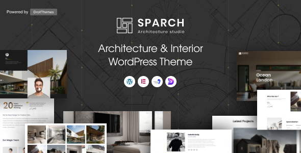 Sparch - Architecture and Interior WordPress Theme - code.market