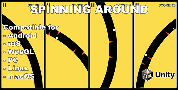 Spinning Around Unity Game Hyper Casual Game For Android And Ios Codemarket