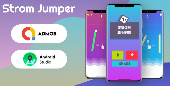Storm Jumper ( Android Studio + Admob + Multiple - code.market