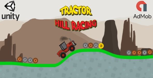 Tractor Hill Racing (Unity3D game + Admob Ads) - code.market