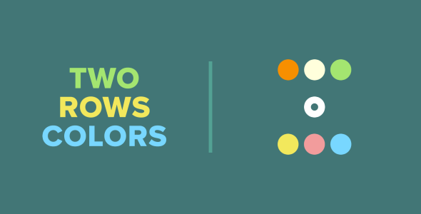 Two Rows Colors | HTML5 | CONSTRUCT 3 - code.market