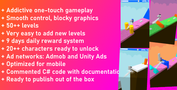 Unity Game Template - Stair Climber - code.market