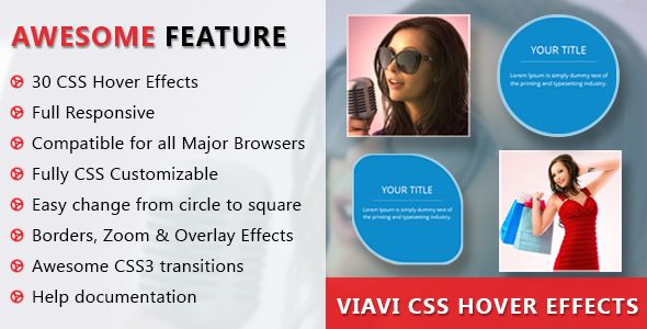 Viavi CSS3 Hover Effects - code.market