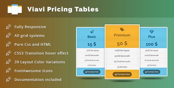 Viavi Pricing Tables - code.market