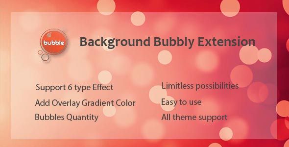 Visual Composer - Background Bubbly Effect - code.market